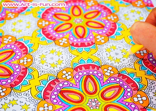 Abstract Patterns Coloring Pages - Printable E-Book of Detailed ...