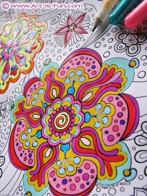 Printable Coloring Pages: Fun Downloadable Adult Coloring Books by ...