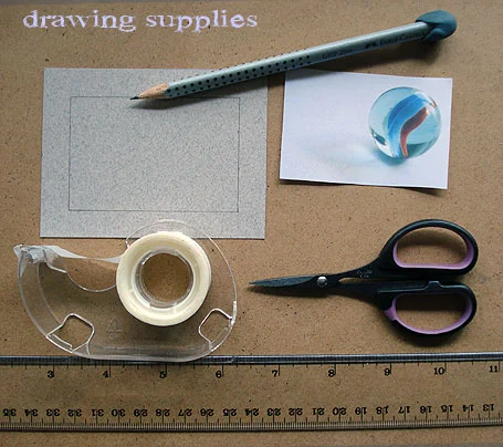 How to Draw a Marble: Step by Step Realistic Drawing Art Lesson — Art ...