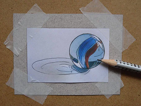 How to Draw a Marble: Step by Step Realistic Drawing Art Lesson — Art ...
