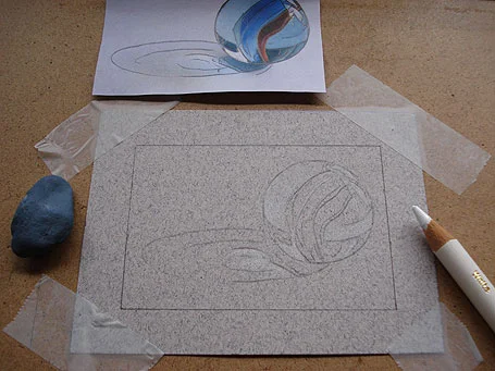 How to Draw a Marble: Step by Step Realistic Drawing Art Lesson — Art ...