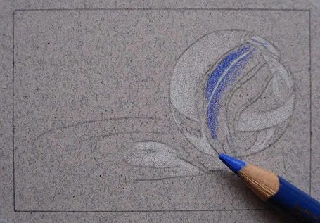 How to Draw a Marble: Step by Step Realistic Drawing Art Lesson — Art ...