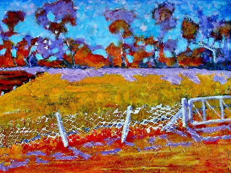 Mixed Media Artist Richard Tuvey: Post Impressionist Landscapes ...