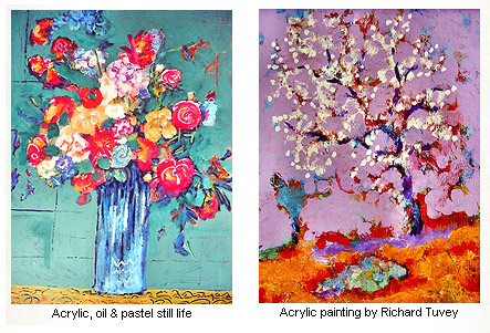 Mixed Media Artist Richard Tuvey: Post Impressionist Landscapes ...
