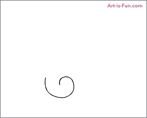 How to Draw Cute Snails - Fun & Easy Step-by-Step Drawing Lesson — Art ...