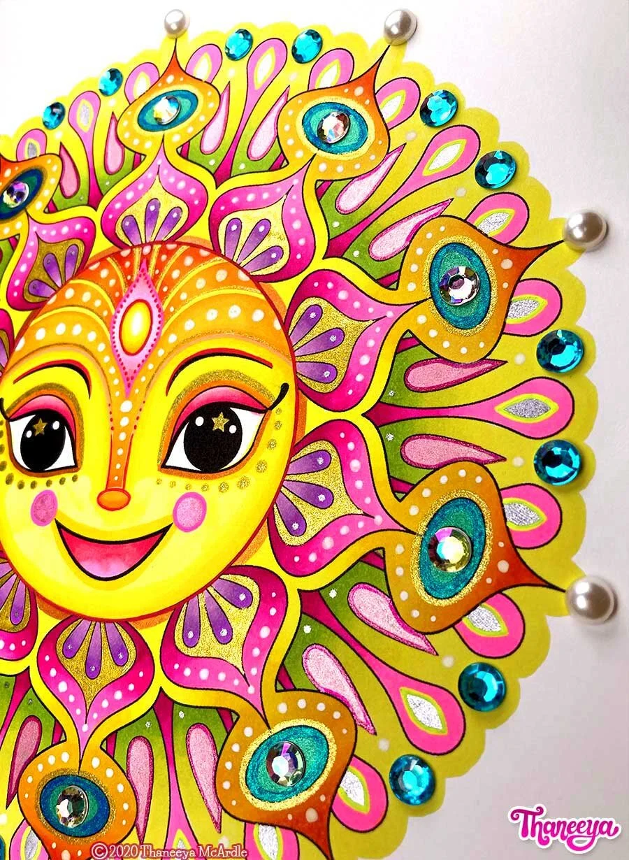 Sun Mandala Coloring Pages - Printable Coloring Pages by Thaneeya ...