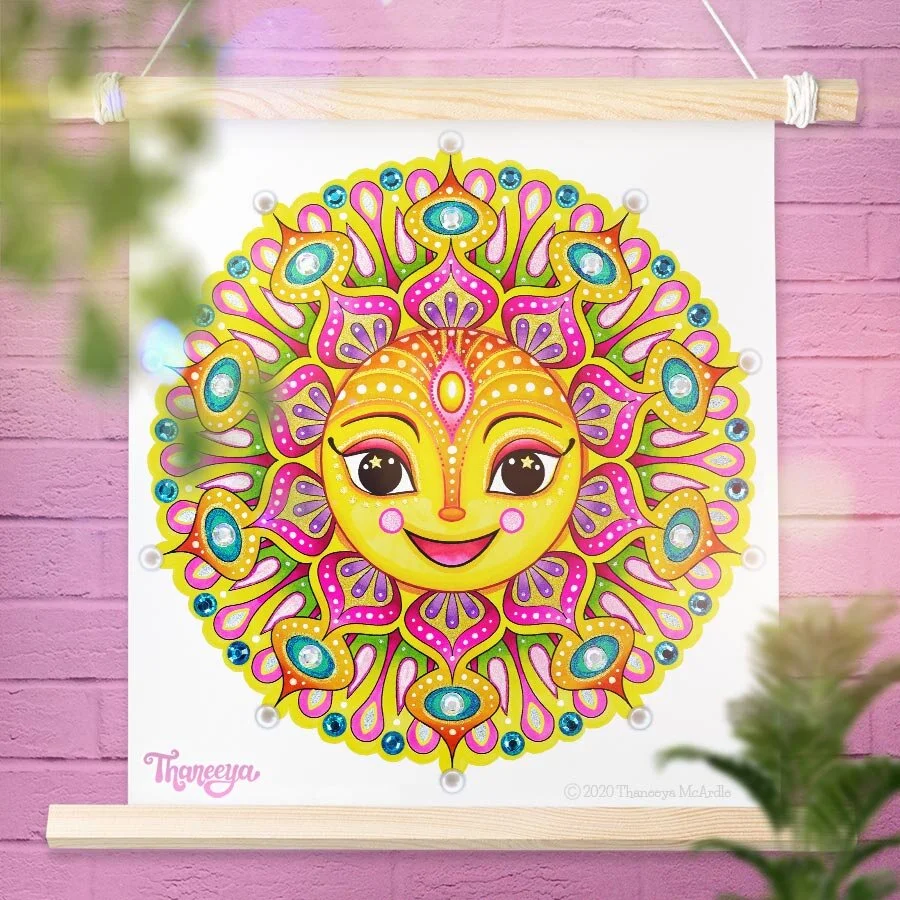 Sun Mandala Coloring Pages - Printable Coloring Pages by Thaneeya ...