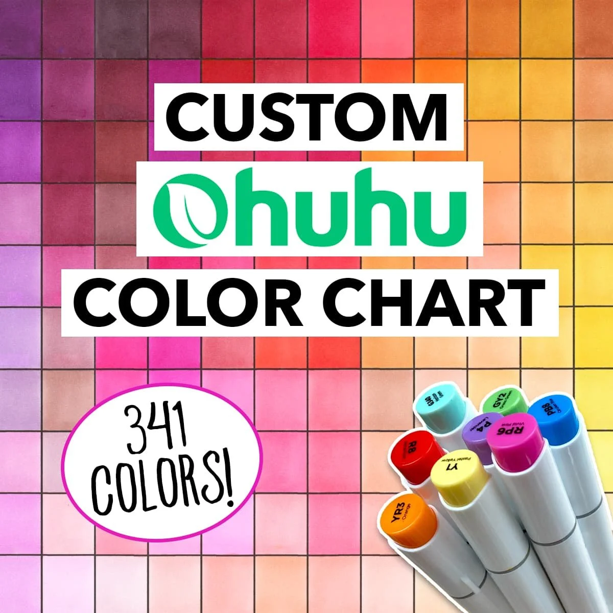 Color Charts Custom Color Charts For Ohuhu And Copic Markers Art Is Fun