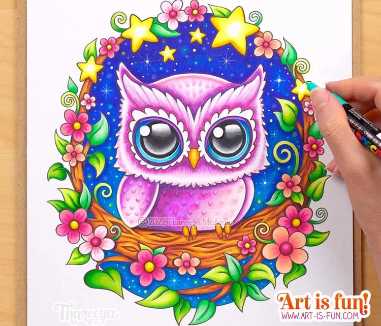 How to Combine Alcohol Markers and Colored Pencils: Best Techniques for ...