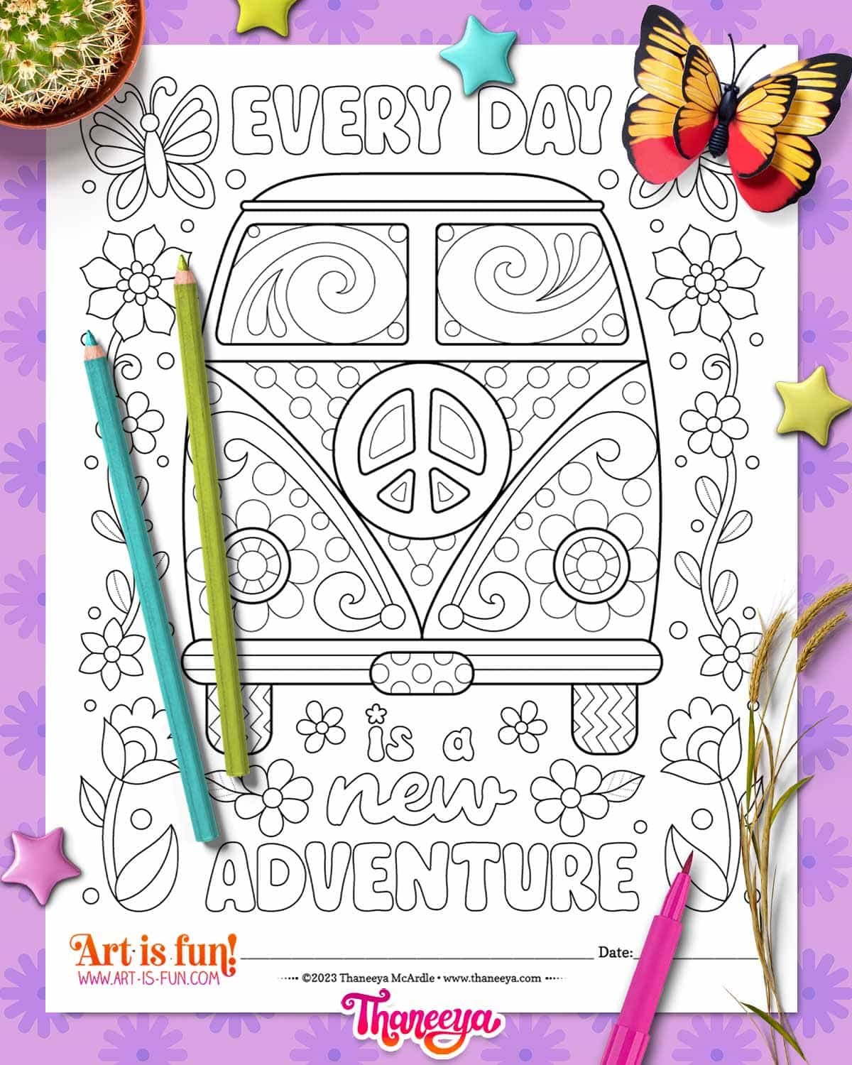 Super Groovy Coloring Pages by Thaneeya McArdle - 23 Printable Coloring ...