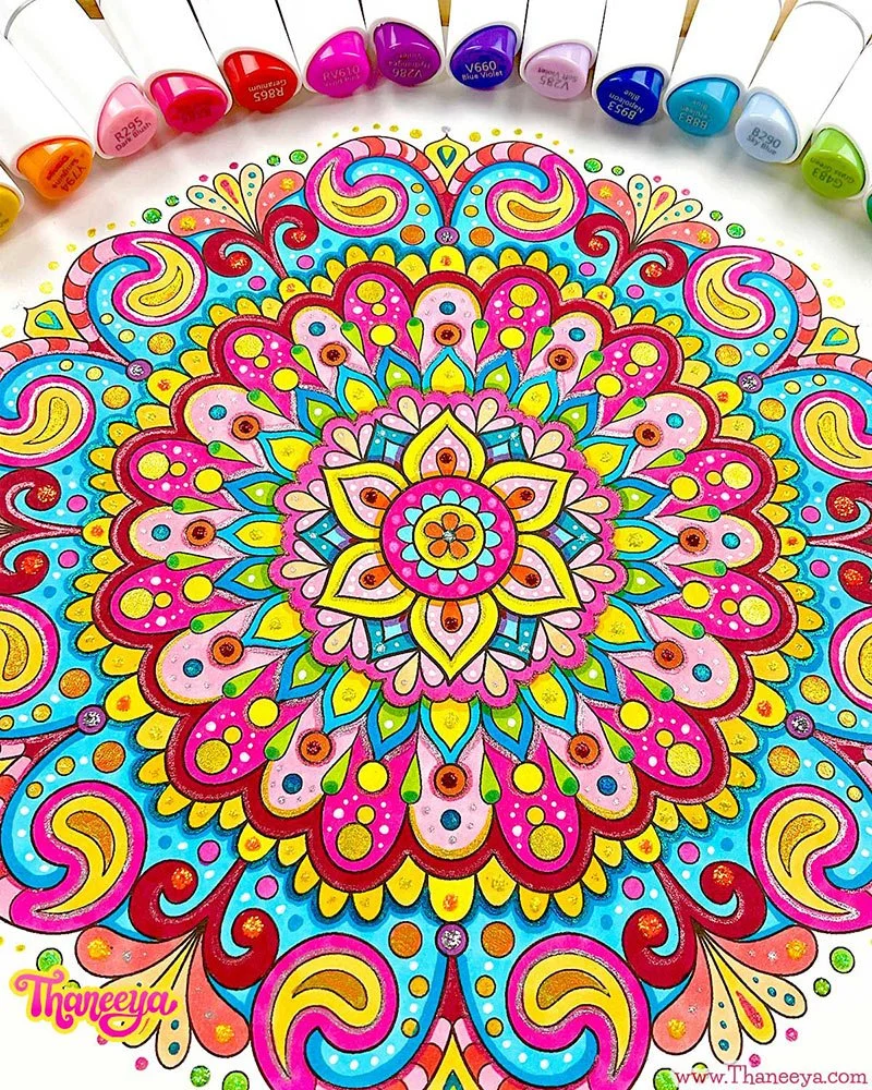 Detailed Mandala Coloring Pages - Fun Printable Coloring Pages to ...