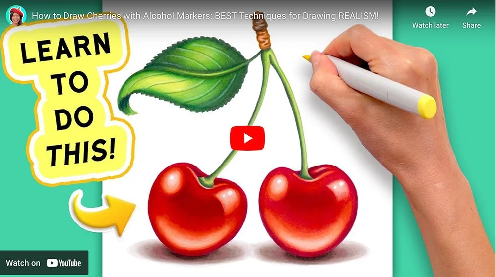 How to Create Realistic Art with Alcohol Markers: The Best Blending ...