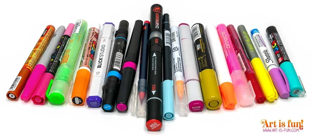 Art Markers: Learn All About the Best Markers for Artists, from ...
