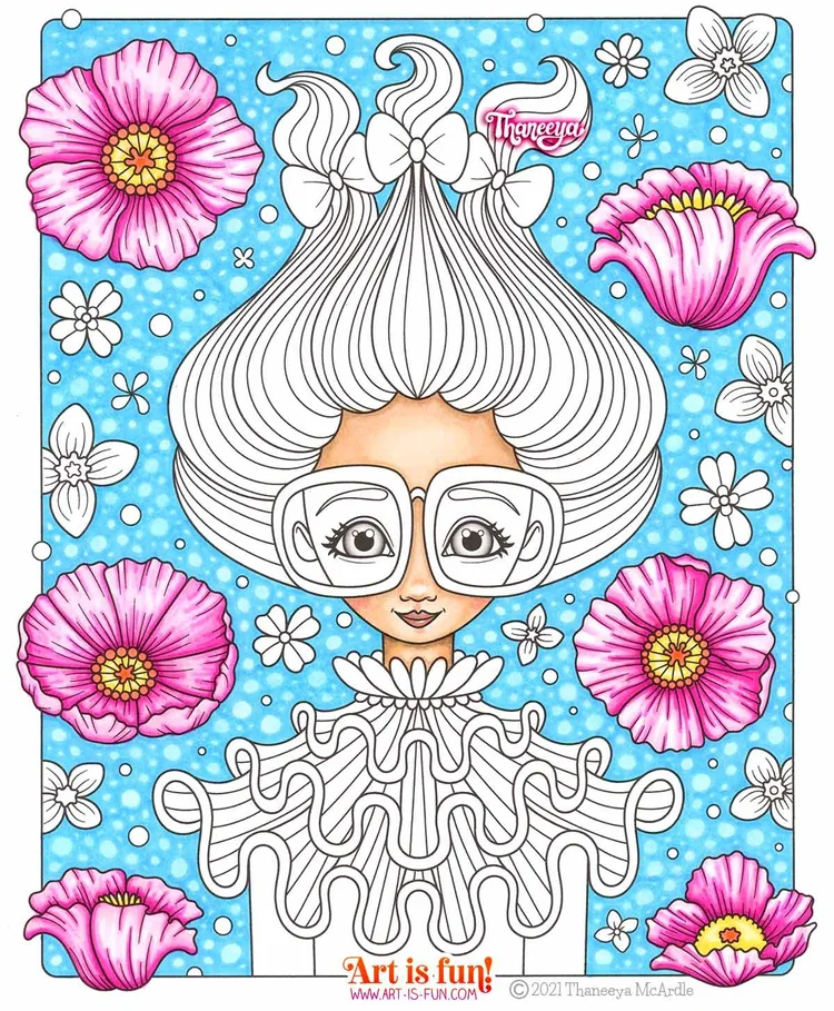 Alcohol Marker Portrait Lesson - Best Alcohol Marker Techniques for ...