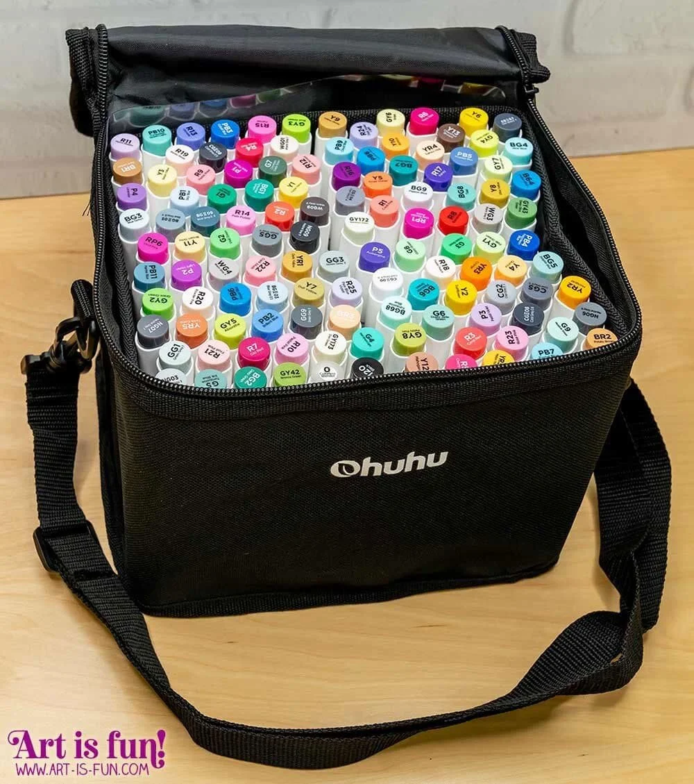 Ohuhu Markers - An Honest and Detailed Review of Ohuhu Brush Markers by ...