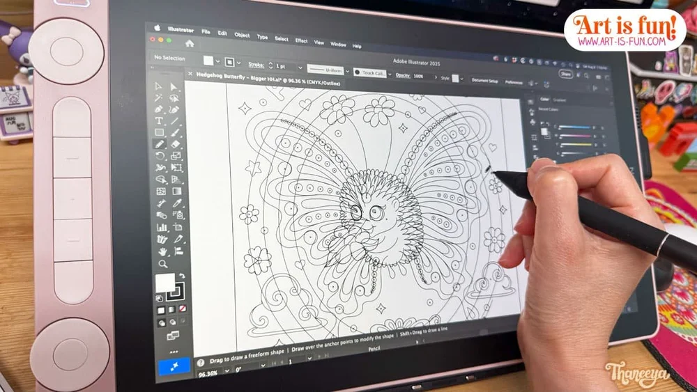 Huion Kamvas 13 Gen 3 Drawing Tablet Review + Artist Demo — Art is Fun