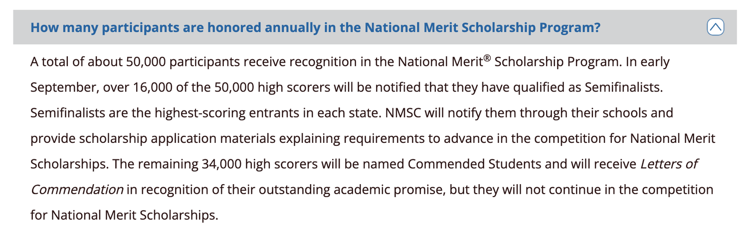 How to become a National Merit Semifinalist — Tigerway Prep ...