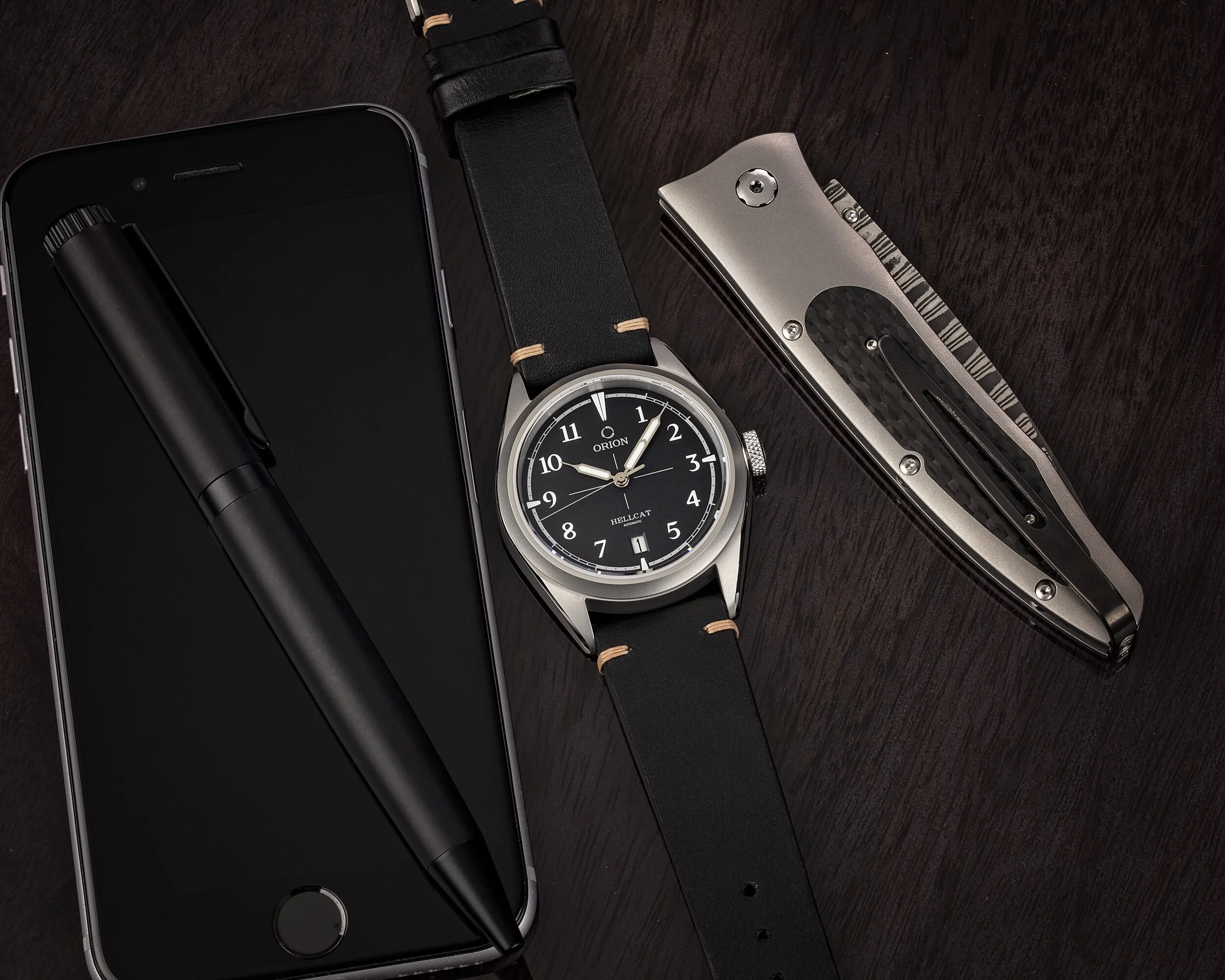Hellcat: Black — Orion Watches