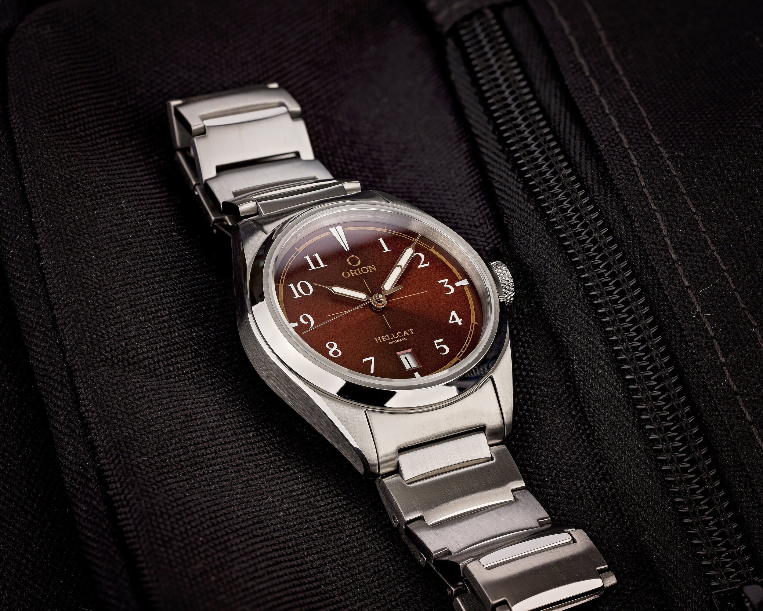 Hellcat: Burgundy — Orion Watches