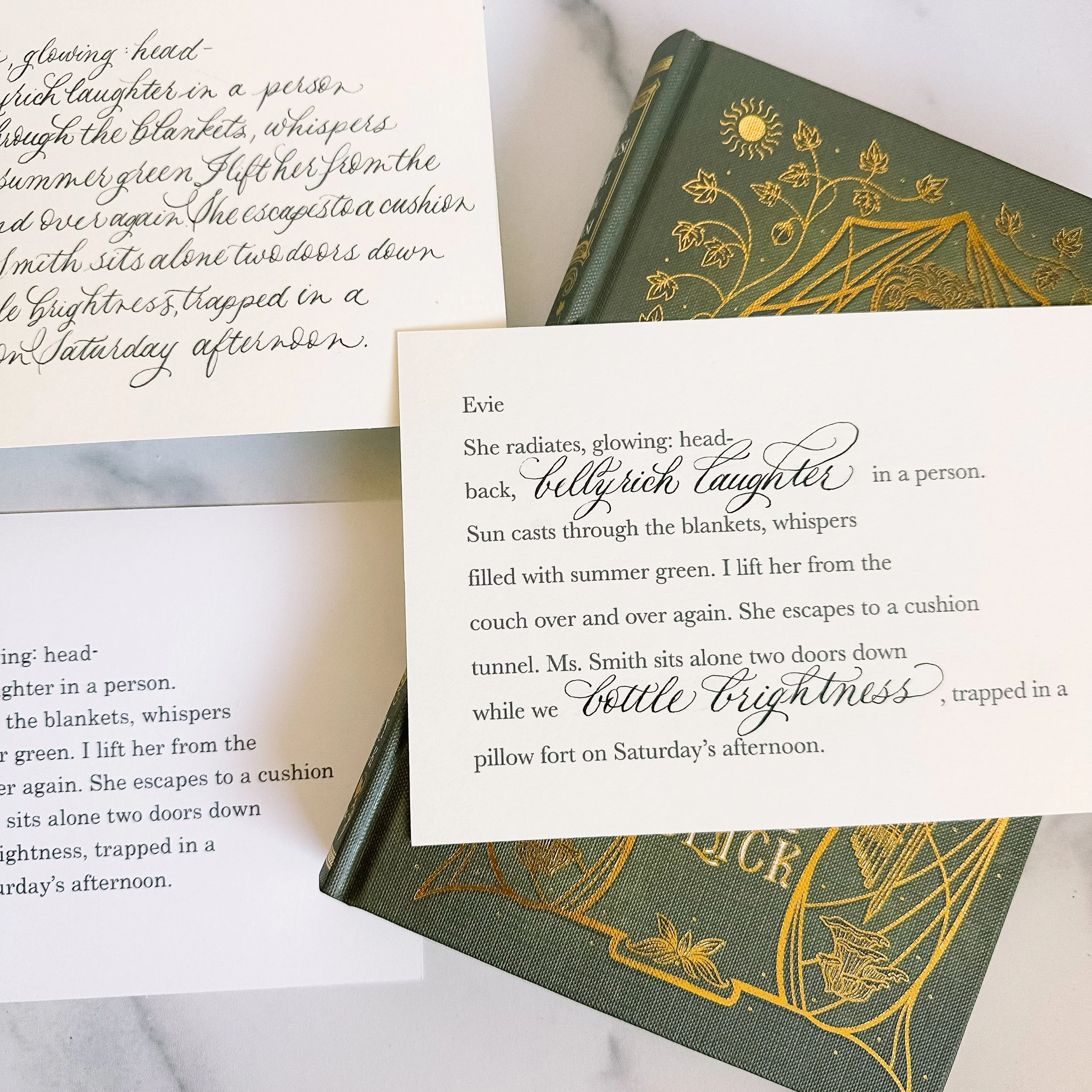 caroline calligraphie