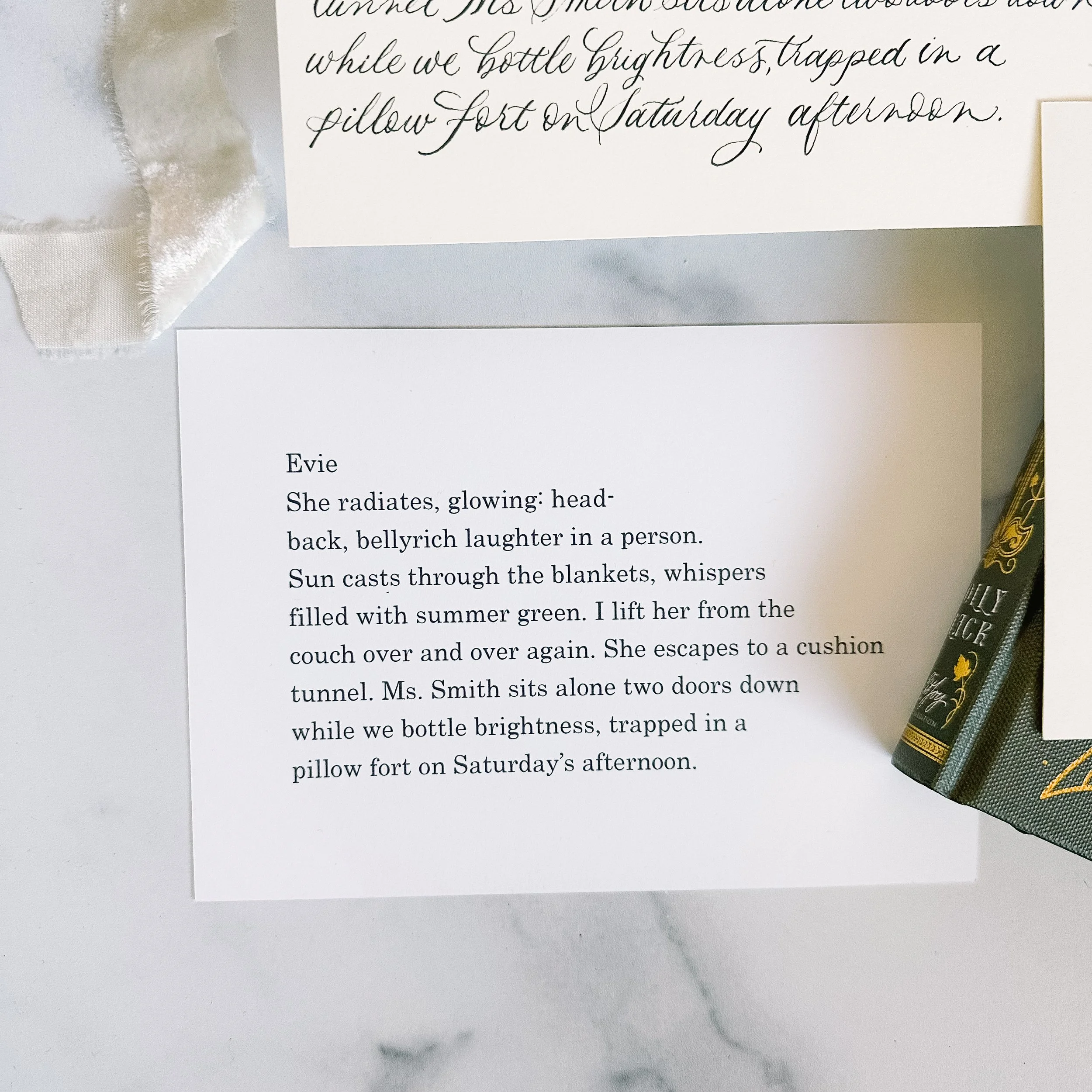 caroline calligraphie