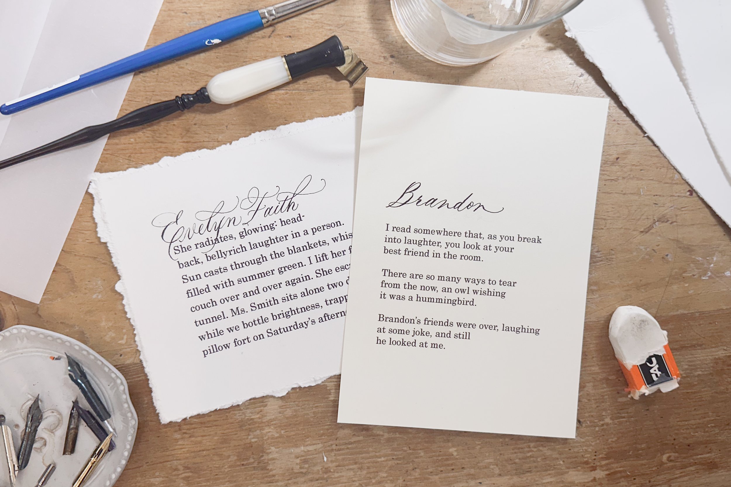 caroline calligraphie