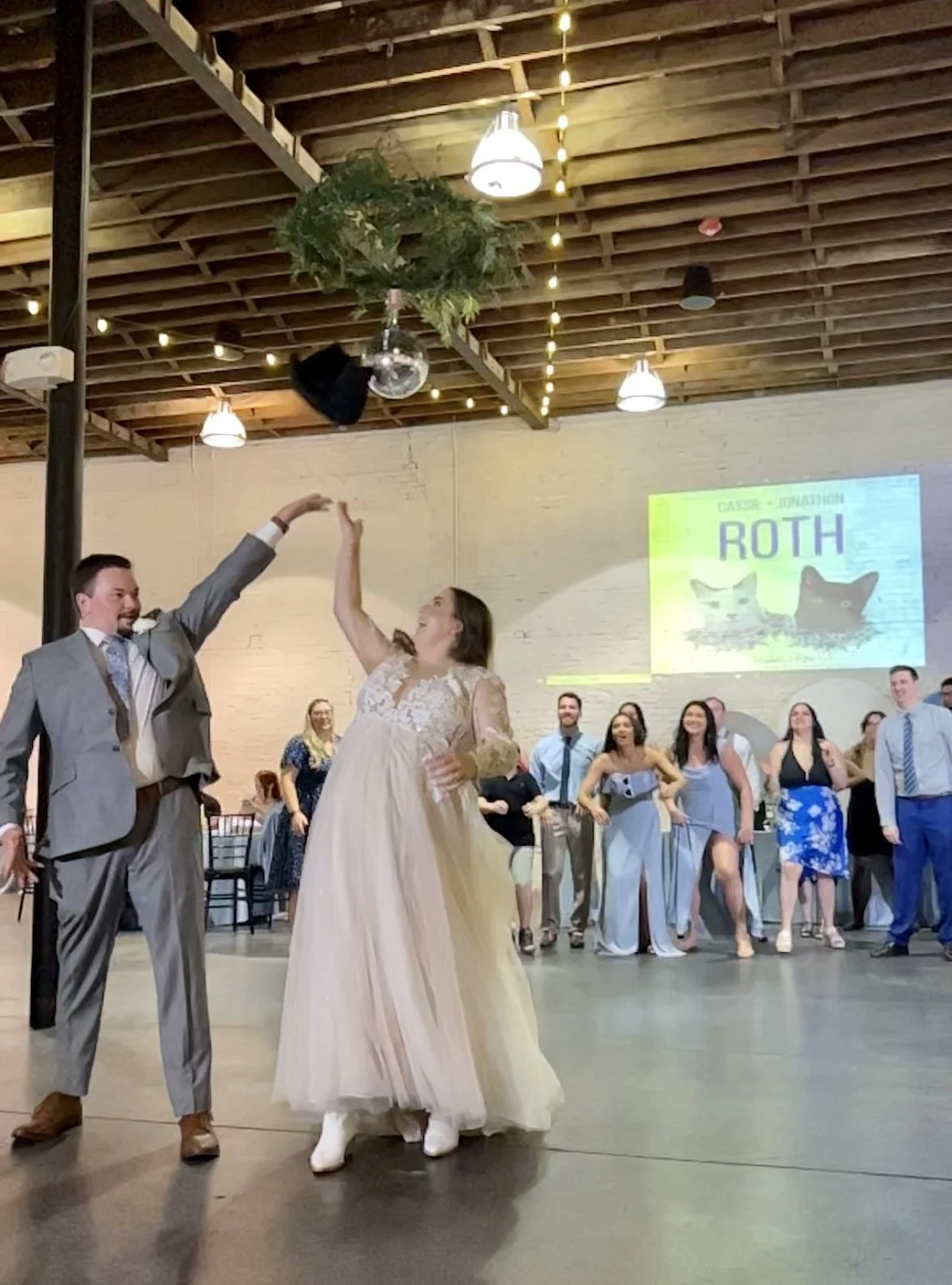 Bride & Groom Swap The Traditional Bouquet Toss For A “Cat Toss ...