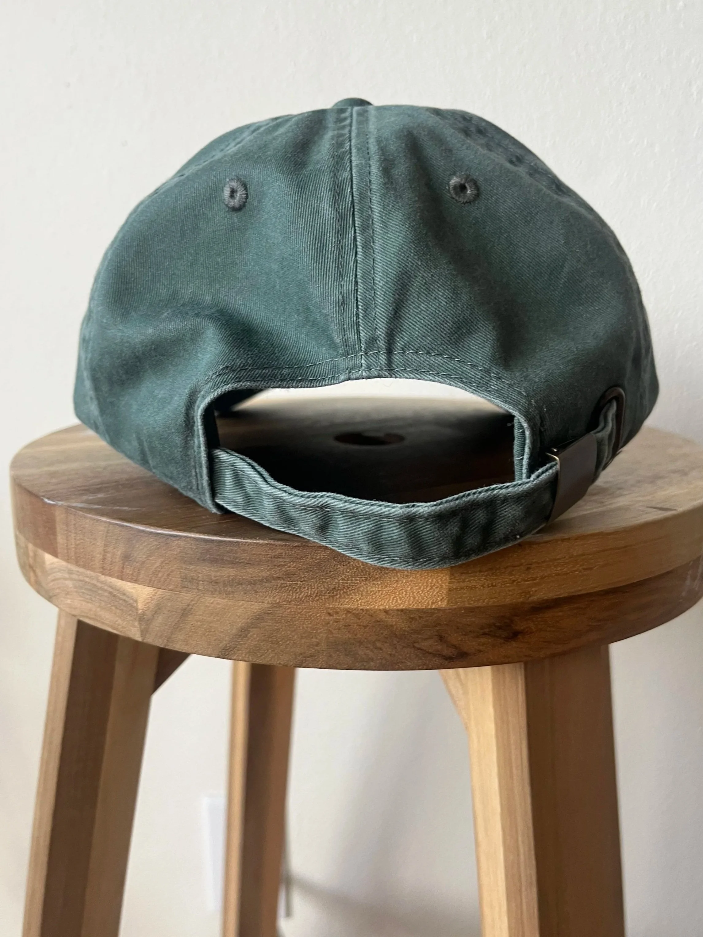 Embroidered Tomato Hat - Unique Forest Green Design — Aly Miller Designs