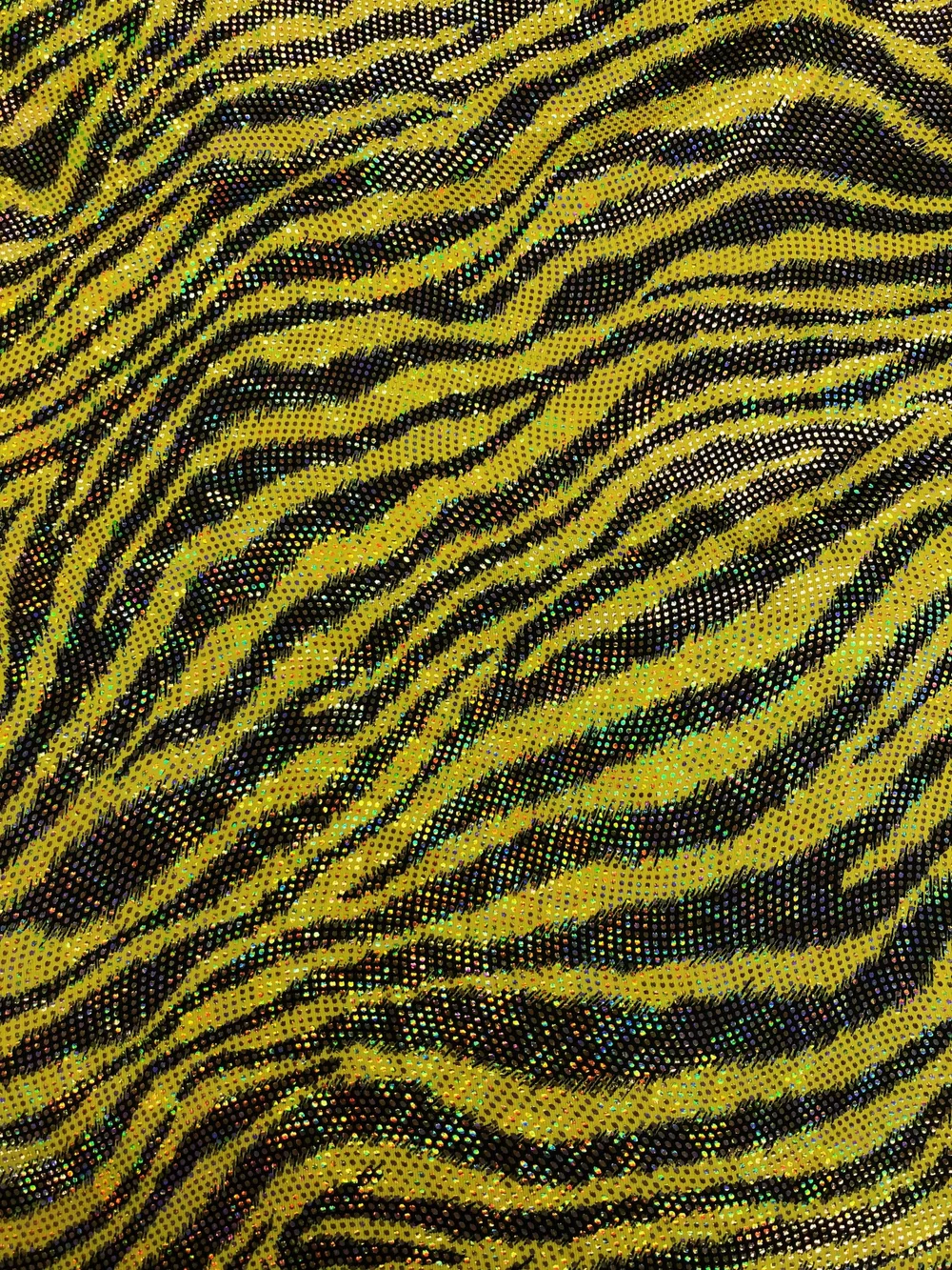 Yellow Zebra Print Wallpaper
