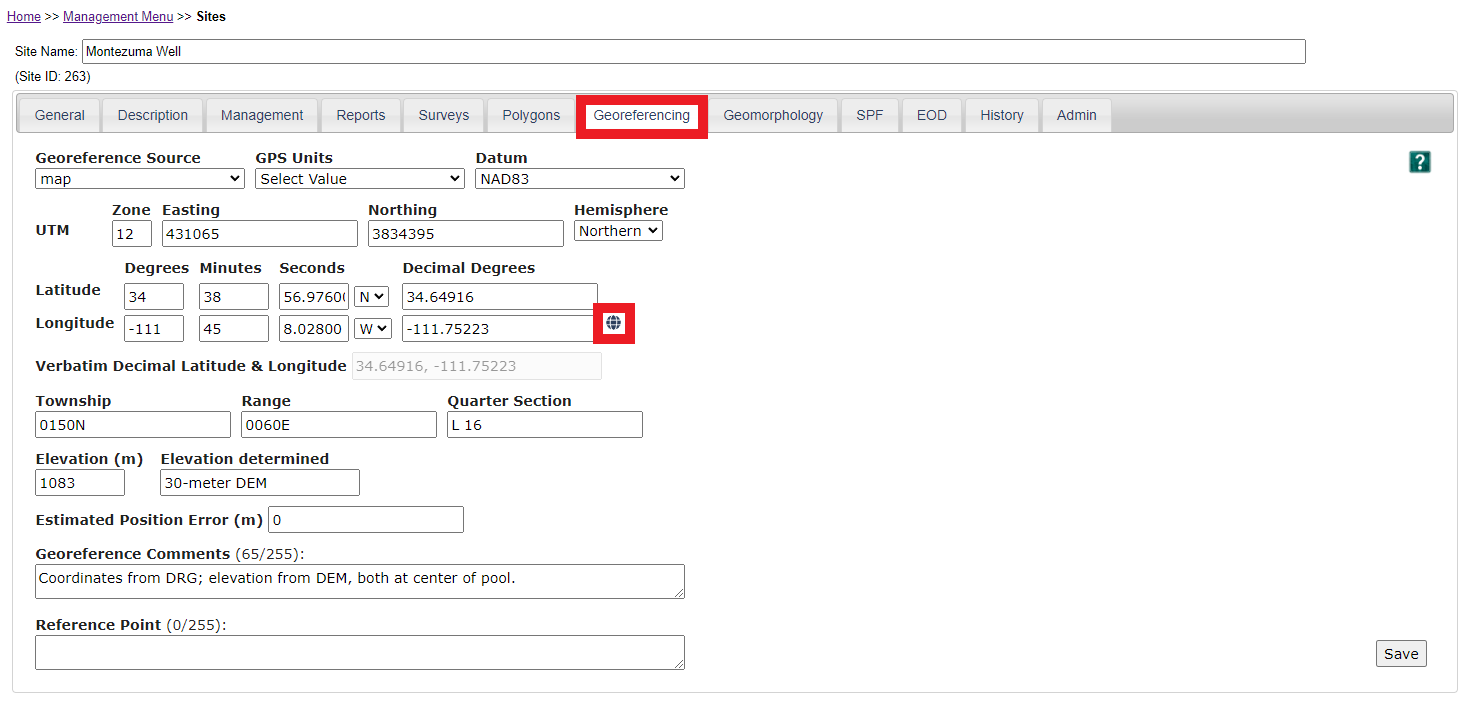 Spring Site Information — Springs Stewardship Institute