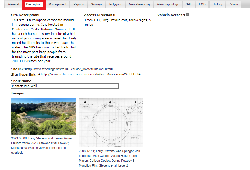 Spring Site Information — Springs Stewardship Institute