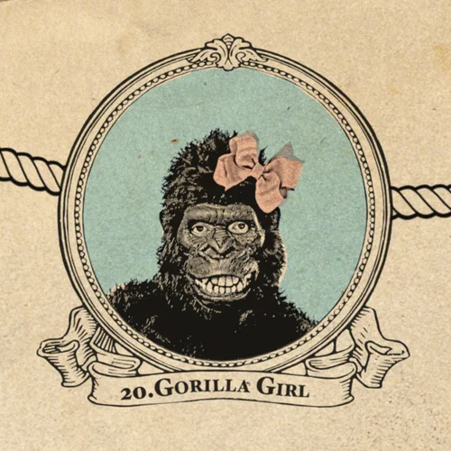 Cartoon Girl Gorilla