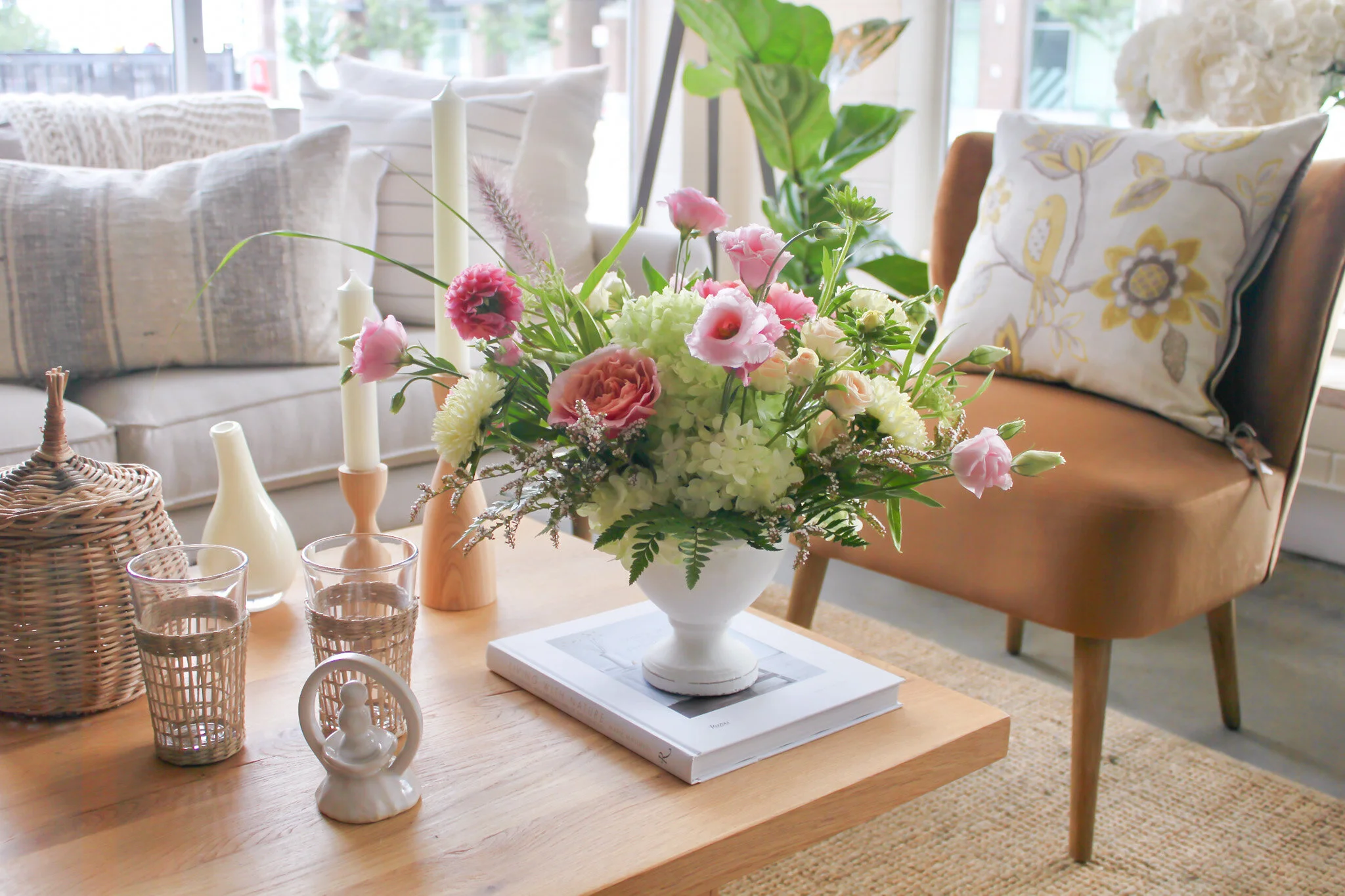 Urns || Compote Arrangements — Flowers & Company