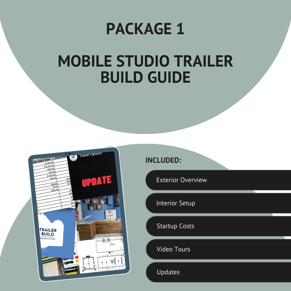 Unleash Pet Photography© - Mobile Studio Trailer Build