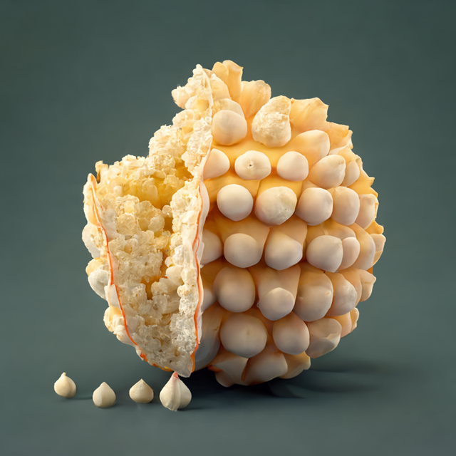 Single Popcorn Kernel