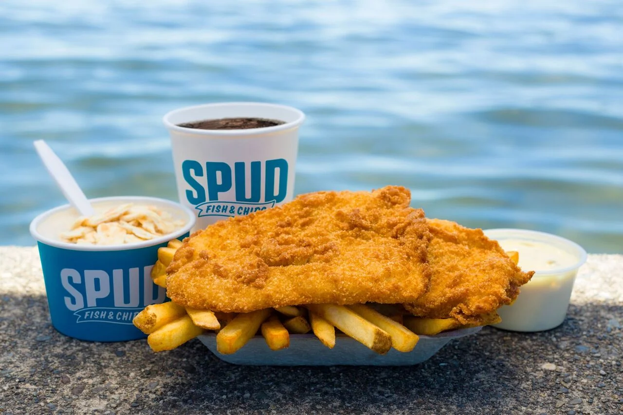 Locally and sustainably sourced fish & chips — SPUD Fish & Chips