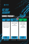 Summer Information — ICE Golf Academy