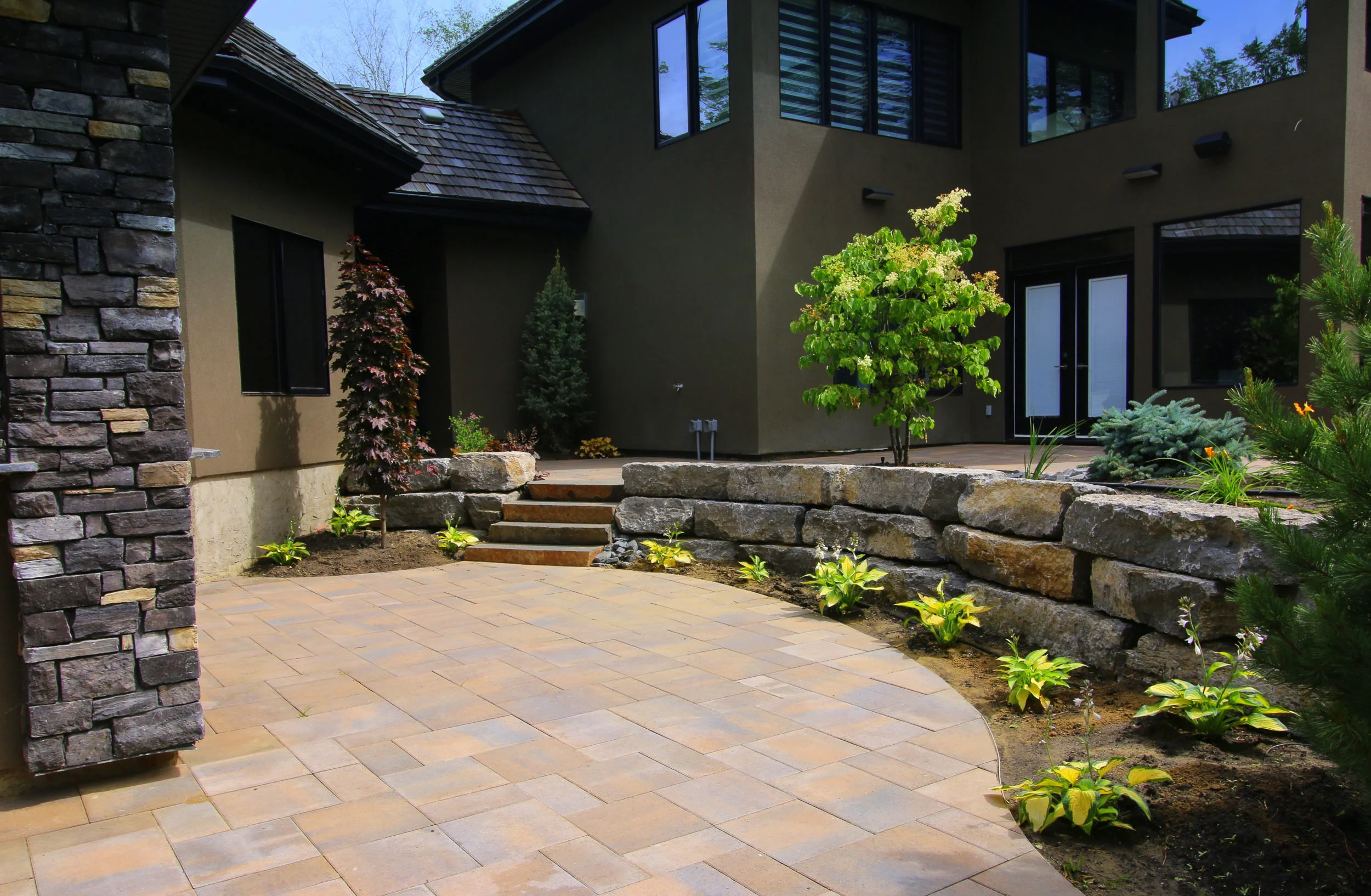 Patios, pathways + firepits | Jade Landscape + Design