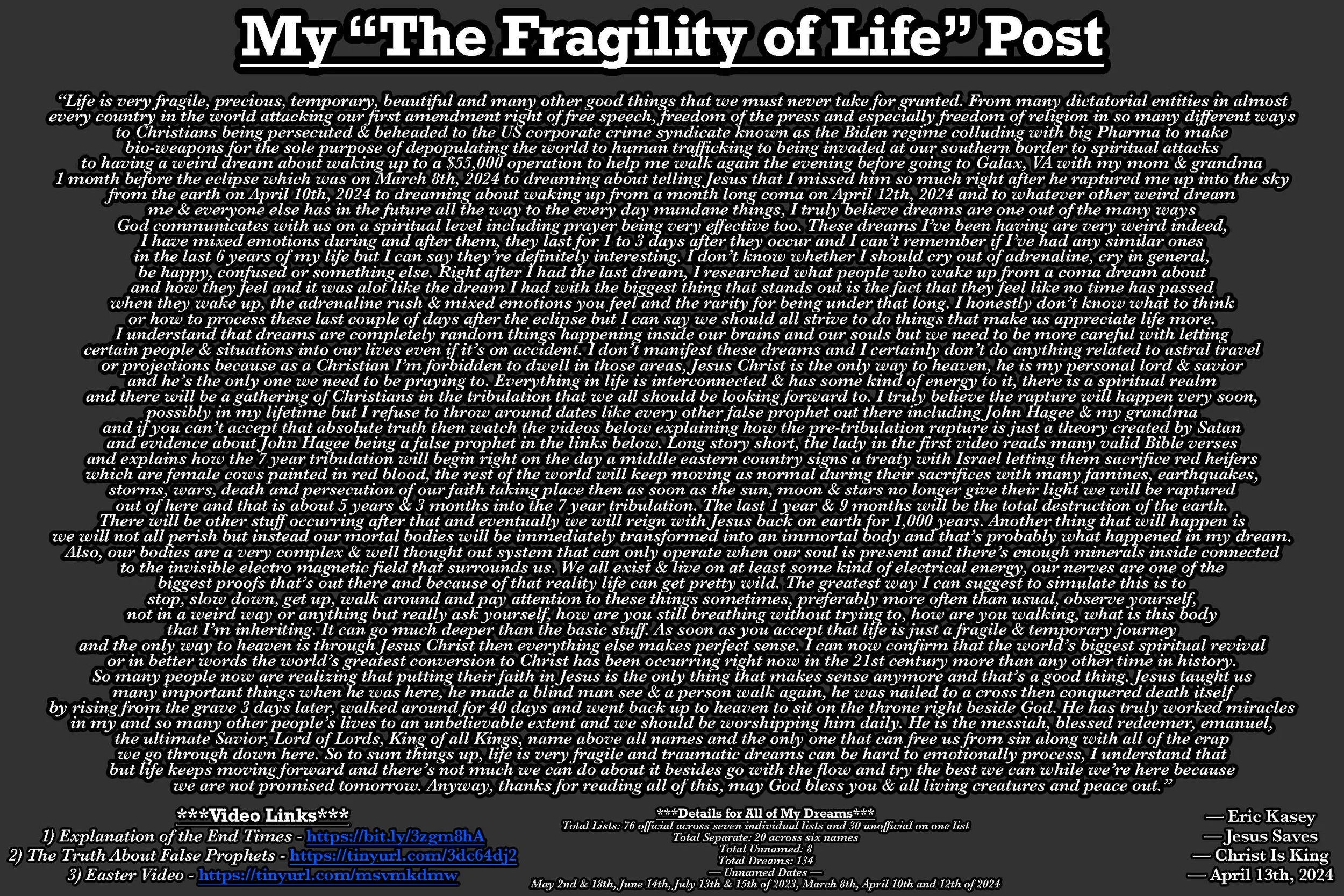 The Fragility of Life — Eric Kasey Photography