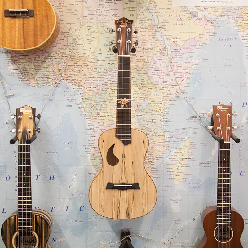 Snail BH-1C Spalted Maple Concert Ukulele — World of Ukes
