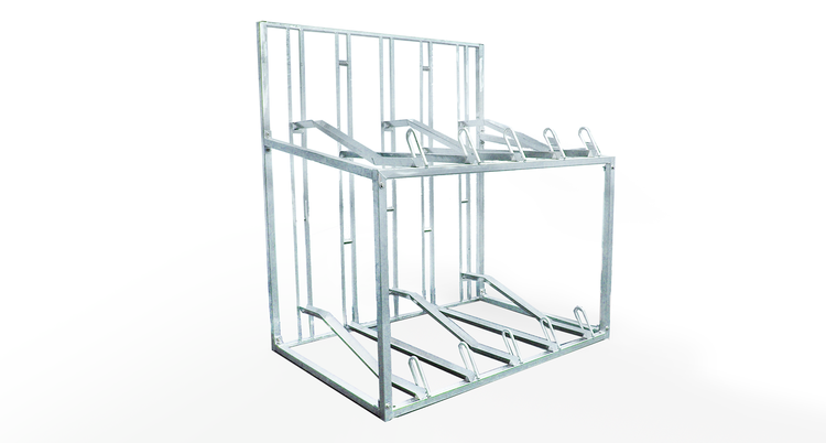 The Hawthorne Double Floor Mount Rack | Huntco Site Furnishings