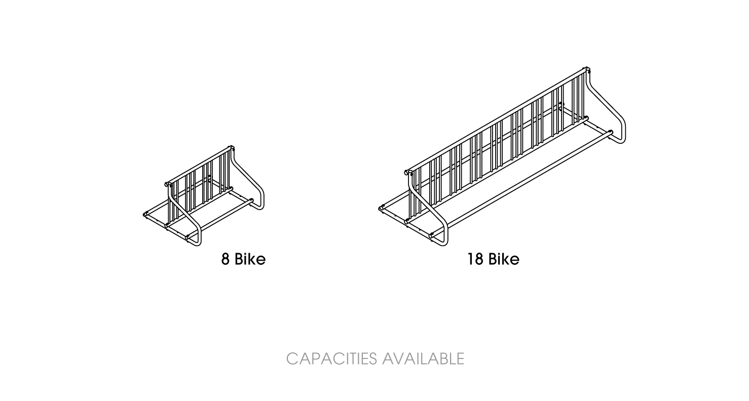 The Rover Double Bike Rack | Huntco