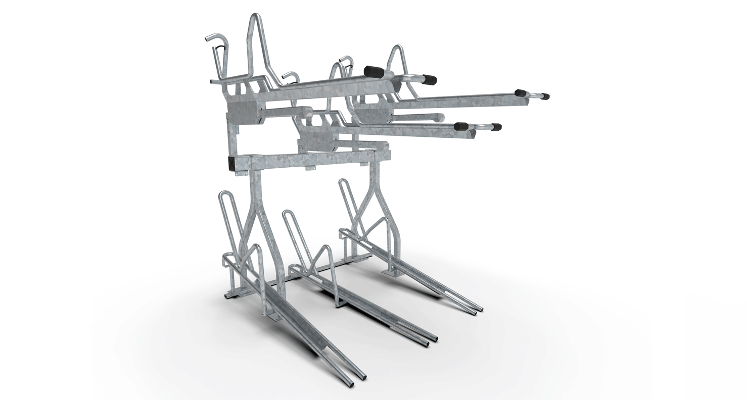 The Timberline Single Side Bike Rack | Huntco Site Furnishings