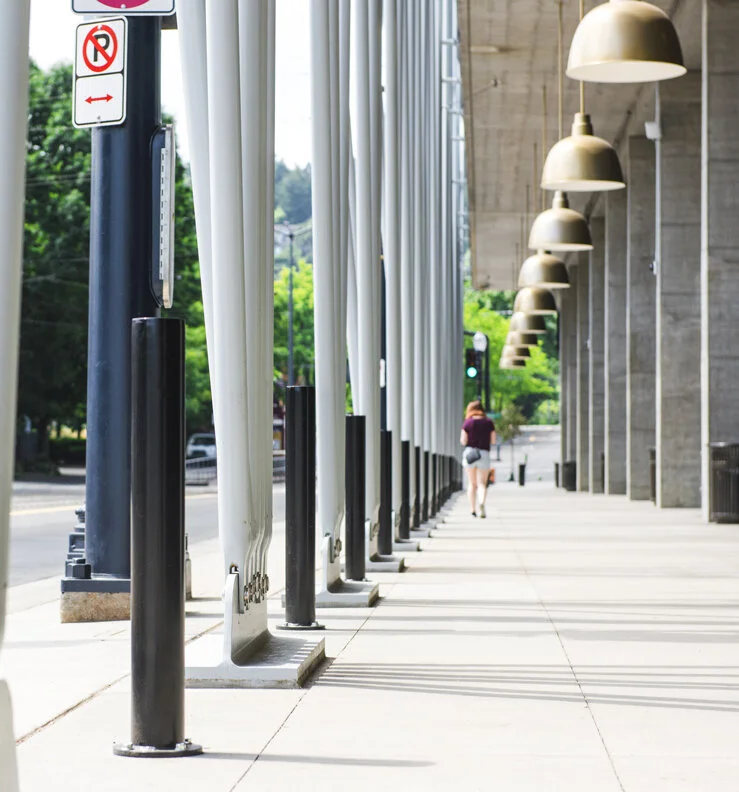 4-Inch Bollards | Huntco Site Furnishings