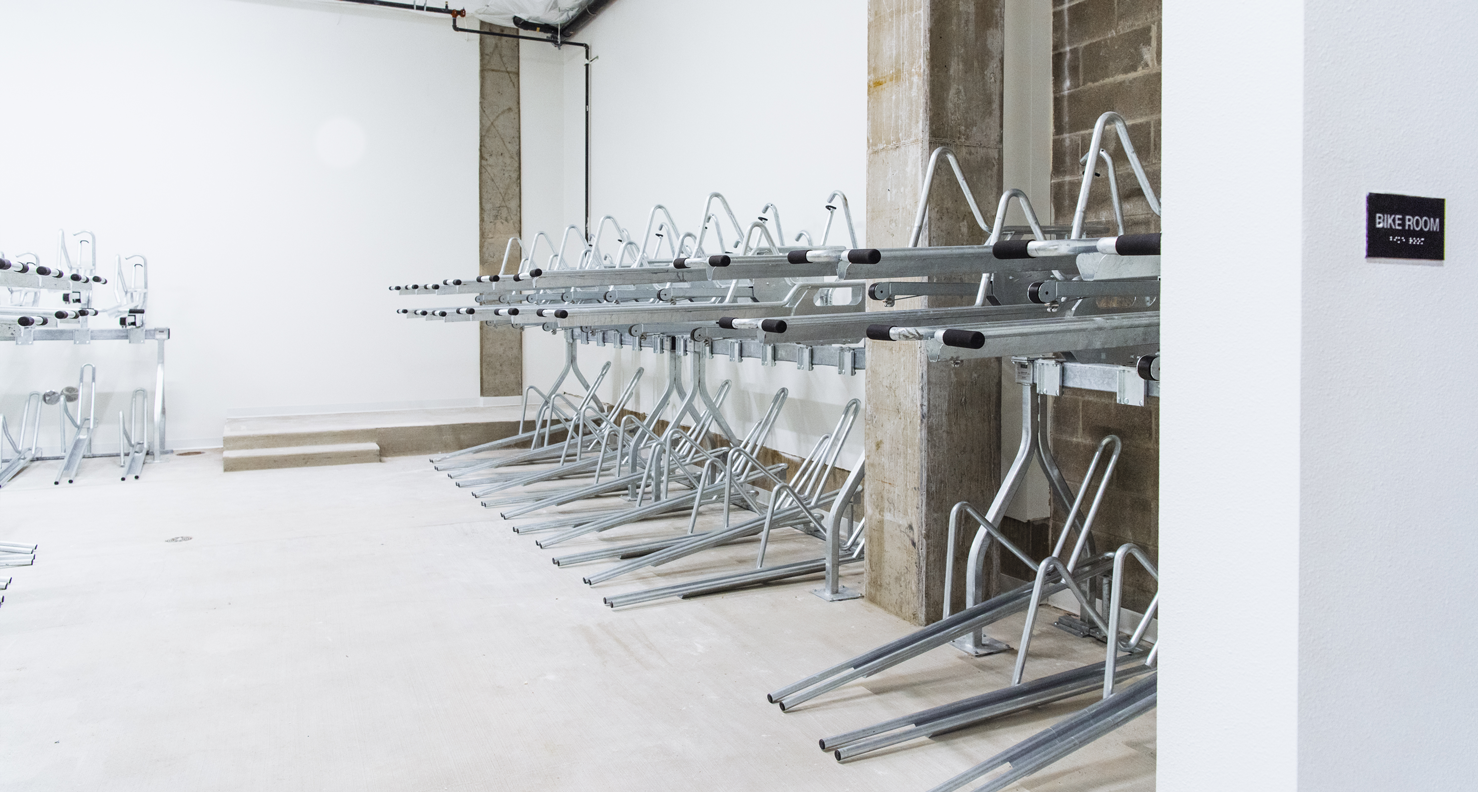 The Timberline Single Side Bike Rack | Huntco