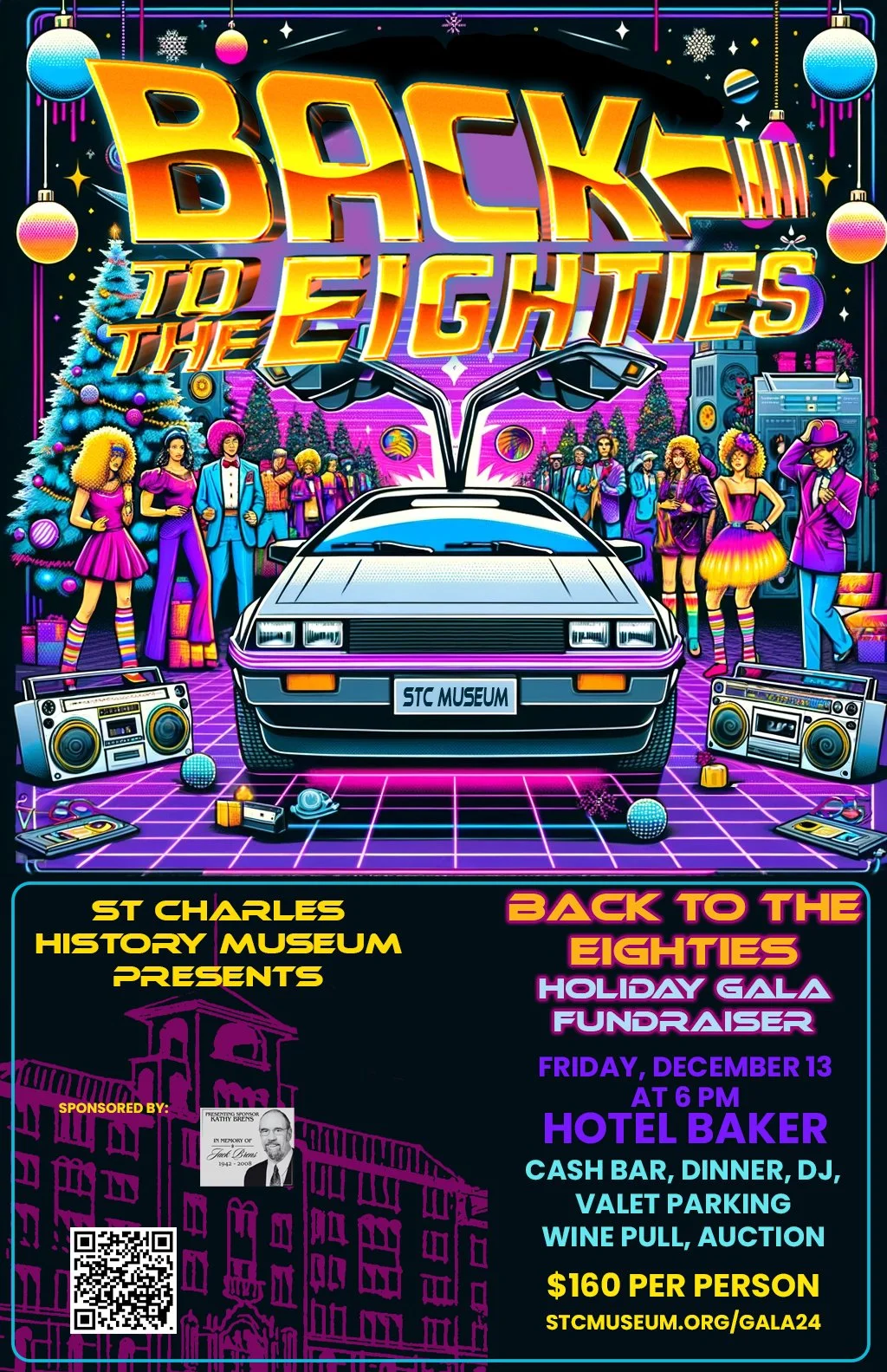 Back To The Eighties - Holiday Gala Fundraiser — St. Charles History Museum