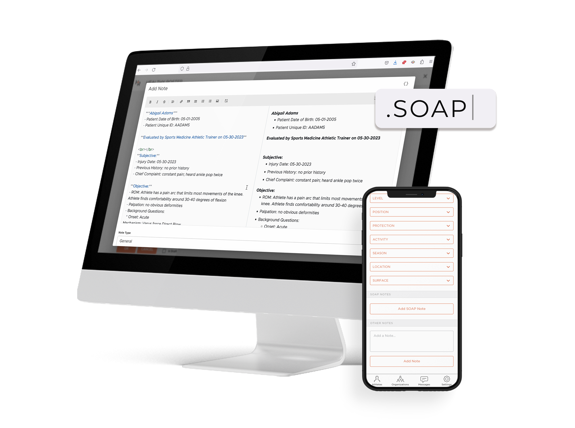Sports Medicine EMR | Athletic Trainer Documention Software — Healthy ...