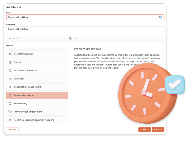 Athletic Training Reporting | Sports Medicine Reports | Fast Easy ...