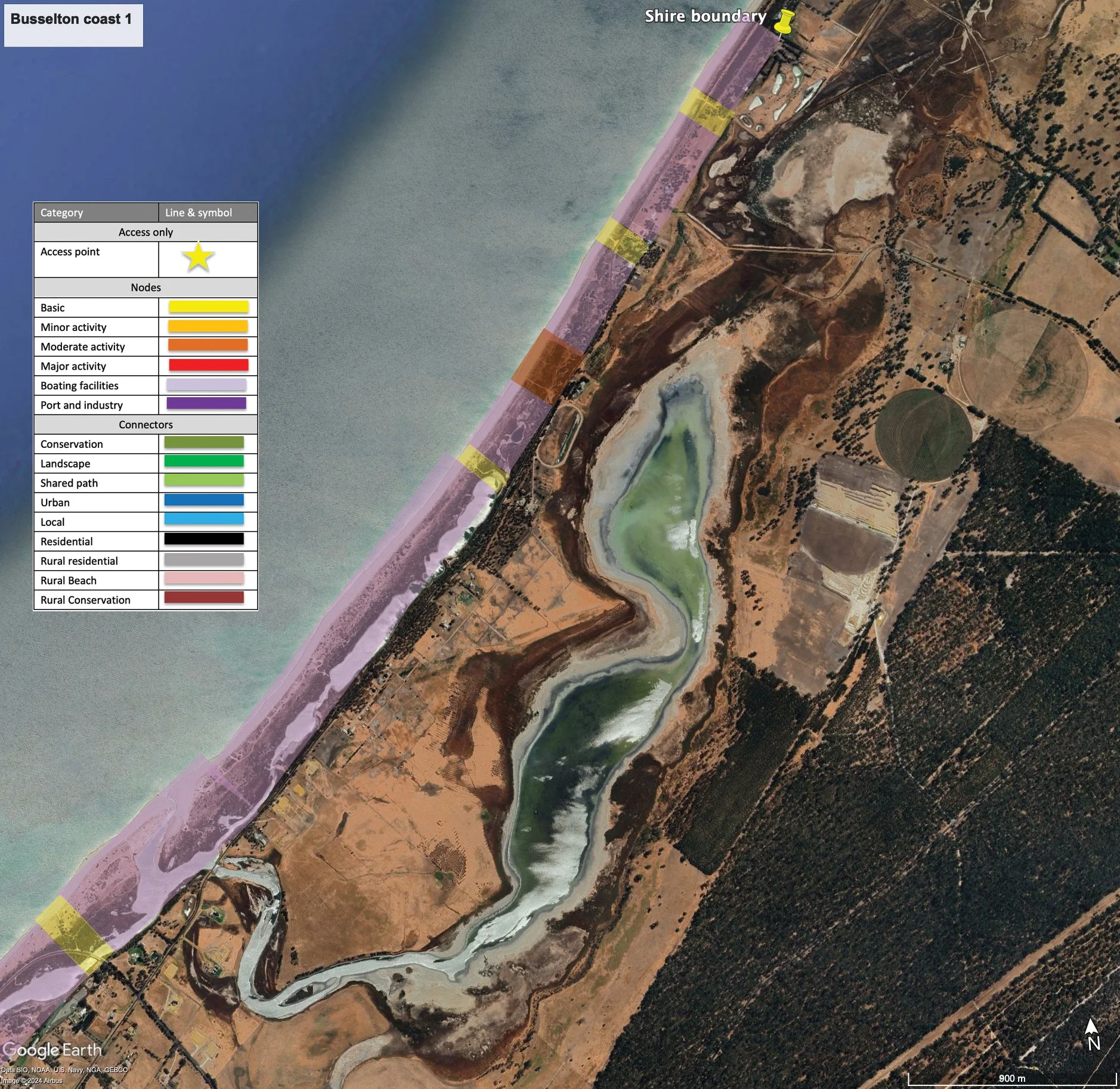 Busselton coastal maps — Garry Middle (VisionEnvironment)