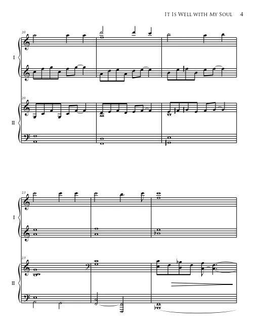 It Is Well with My Soul (piano duet) — Jeremy Yowell